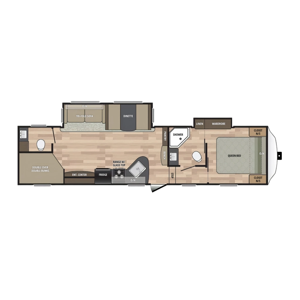 2019 Keystone Springdale 300FWBH Floor Plan (cutout) – Hot Springs ...